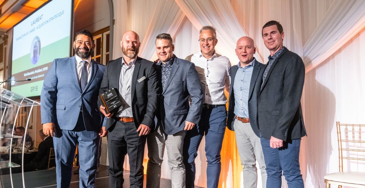GRYB, grand gagnant du prix Transaction de l'année : Acquisition ...